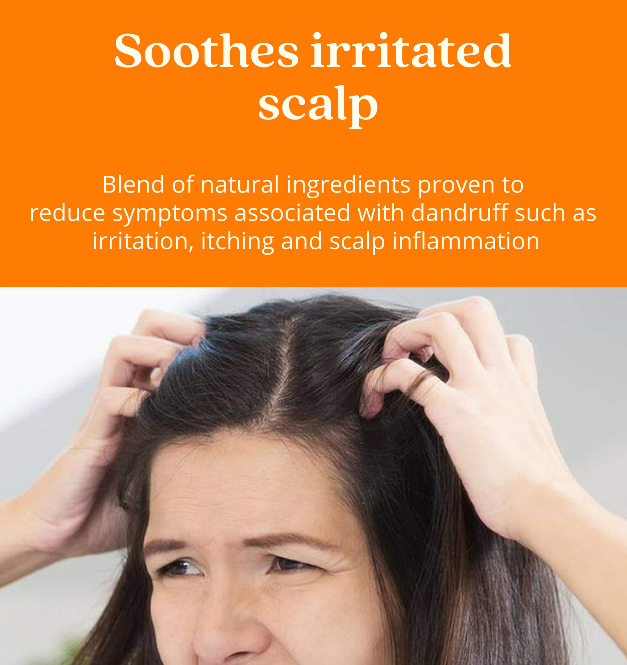 CALENDULA + HYALURONIC ACID Soothing Scalp Serum for Dandruff, Flaky ...